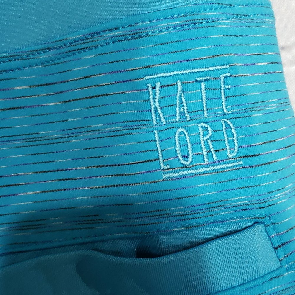 Kate Lord Stretch Golf Tennis Walking Blue Skort - Gem